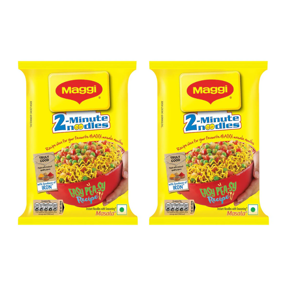 Maggi Masala Noodles 70g (Pack of 2) | Classic Instant Noodles | Mini ...